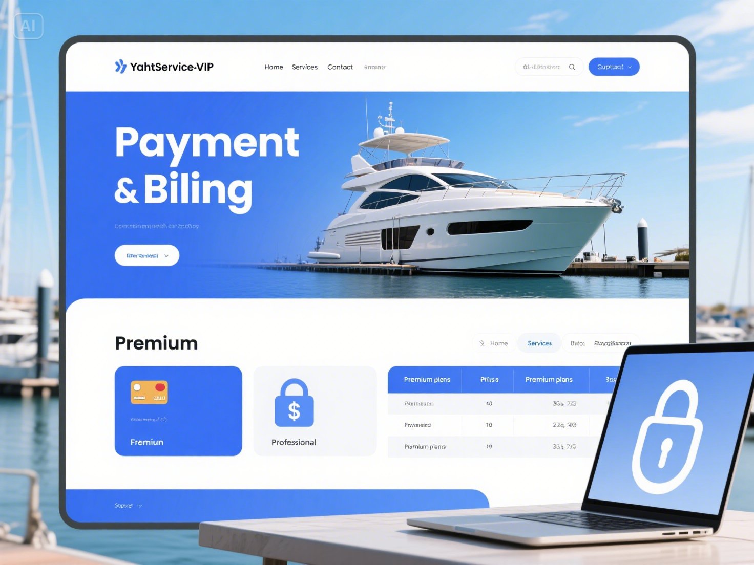 YachtService.VIP Payment & Billing: Plans, Fees