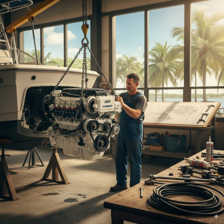 Installing Inboard Motor: A Mechanic's Guide